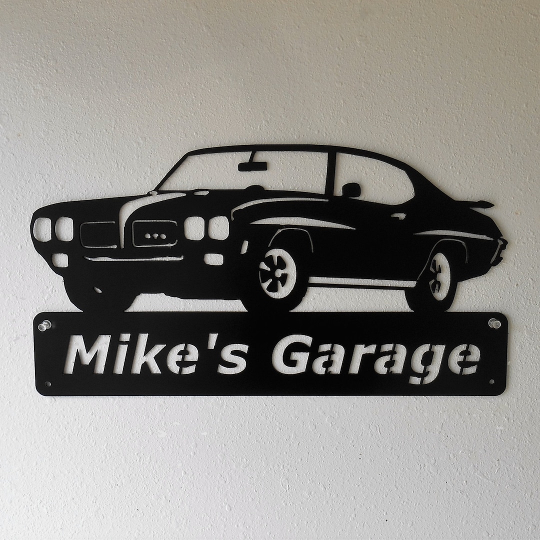 1970 Pontiac GTO Goat Personalized Man Cave Metal Sign Garage Art - Etsy