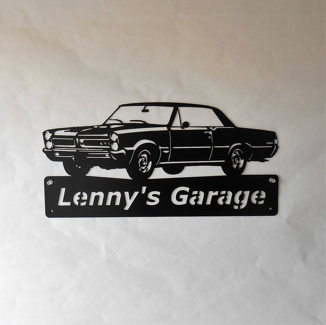 1965 Pontiac GTO Goat Personalized Man Cave Metal Sign Garage - Etsy