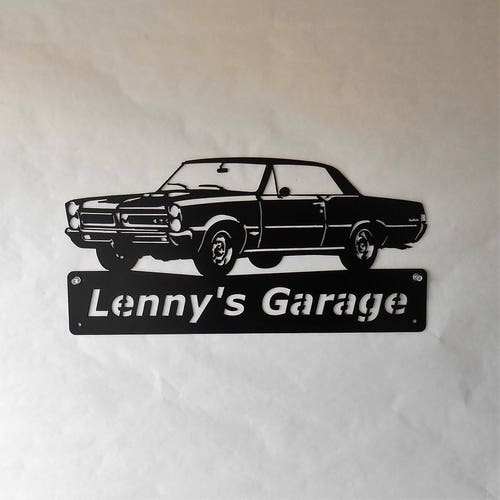1965 Pontiac GTO Convertible Goat Personalized Man Cave - Etsy