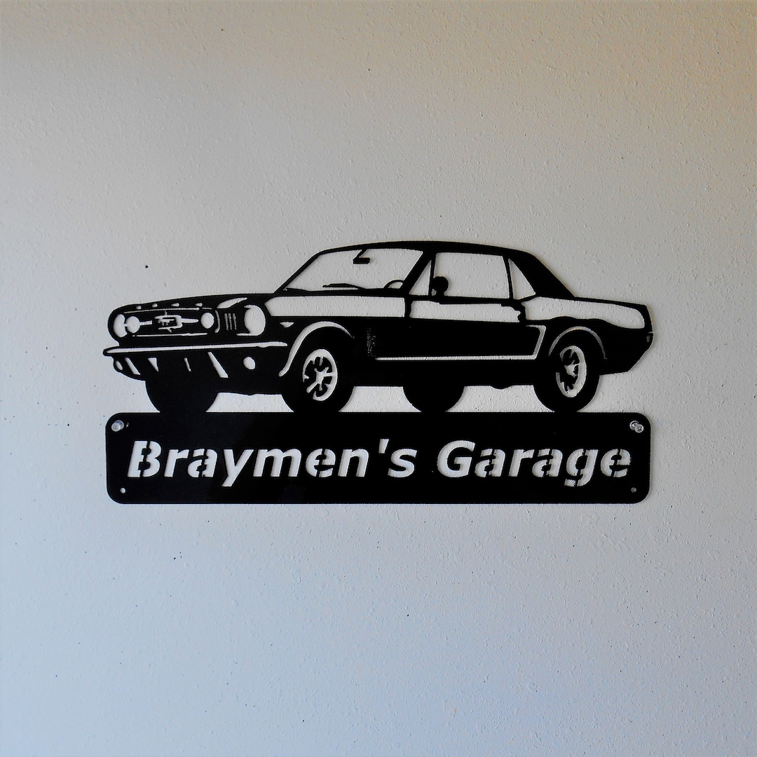 1965-1966 Ford Mustang- Personalized Metal Sign - Etsy