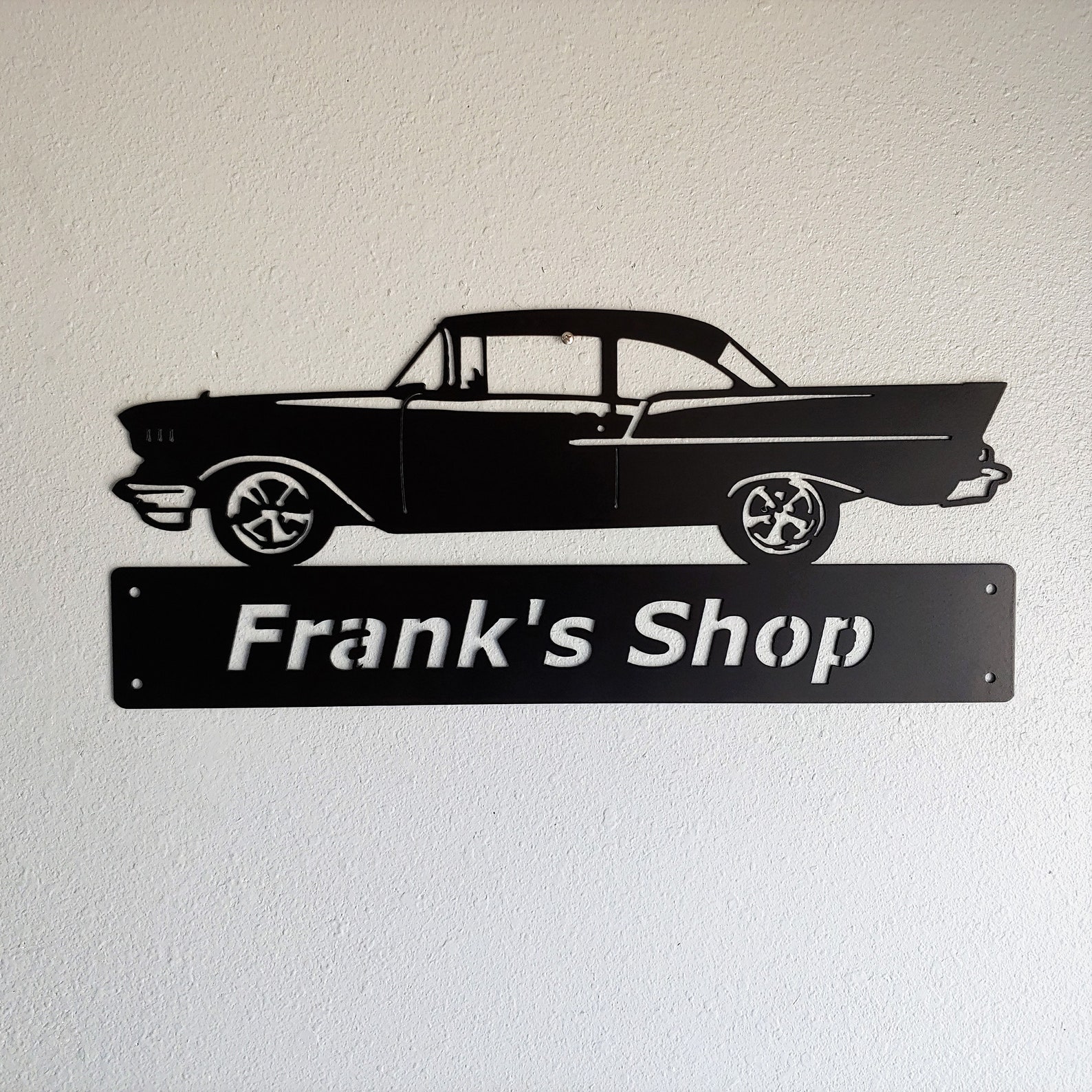 1957 Chevrolet 150 - Metal Car Sign - Man Cave Sign - Personalized ...