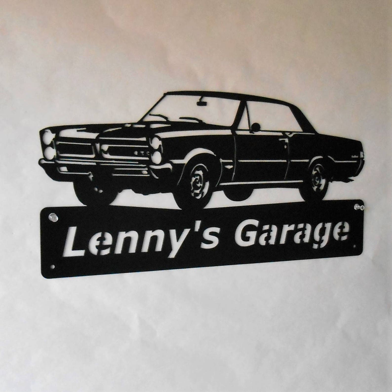 1965 Pontiac GTO Goat Personalized Man Cave Metal Sign Garage Art - Etsy