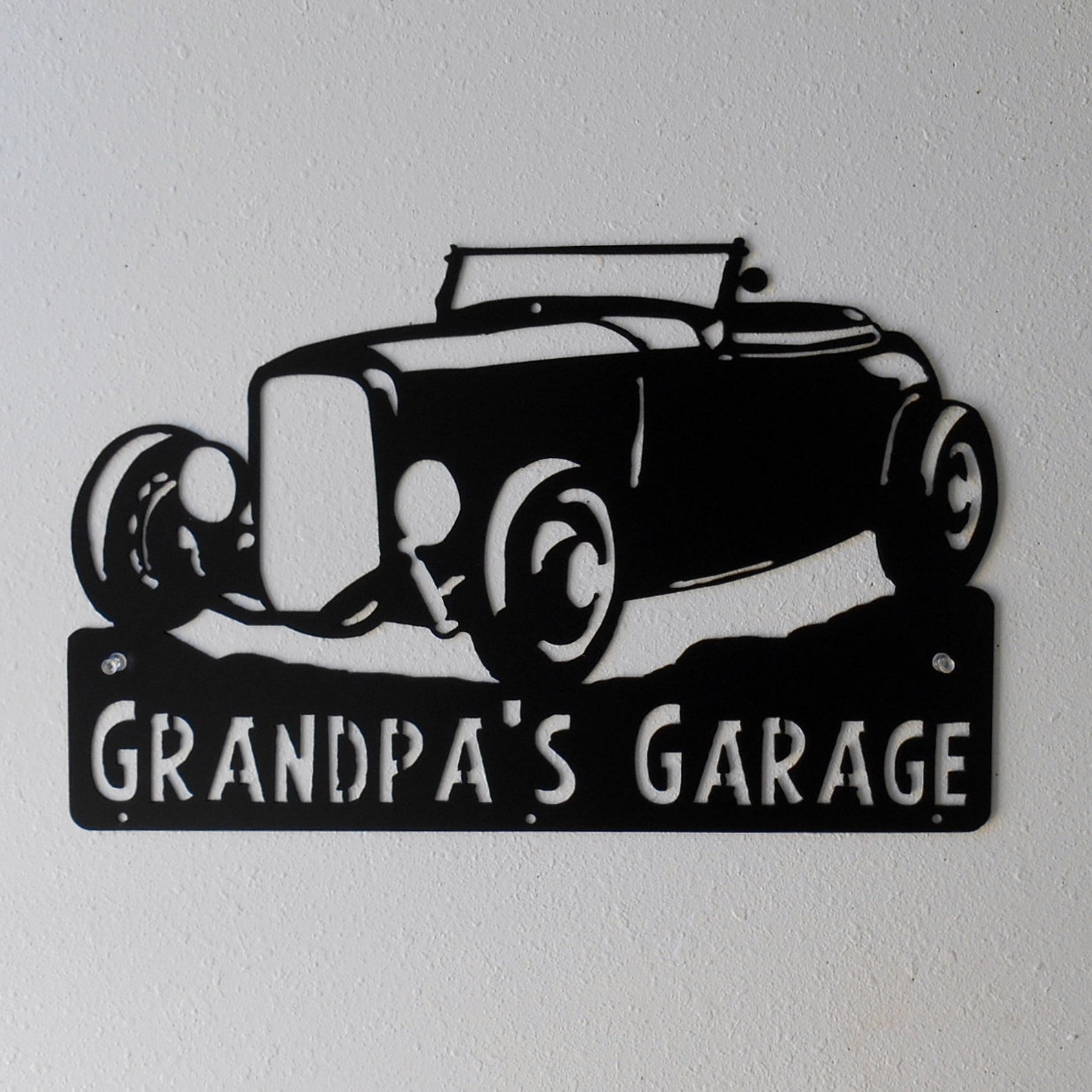 1932 Ford / Car Sign / Hot Rod / Garage Sign /metal Art / Metal Wall ...