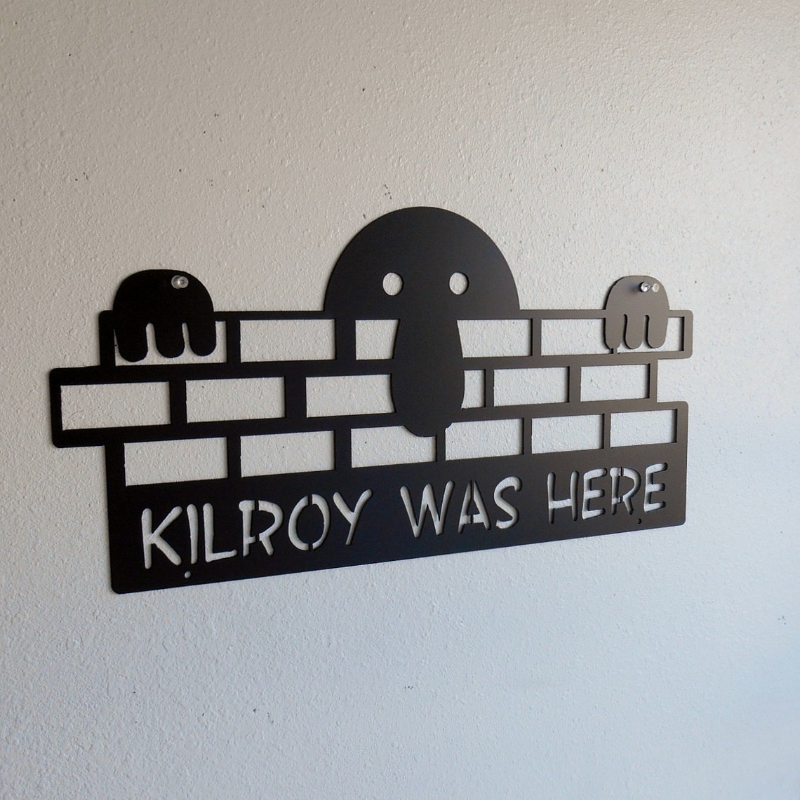 Kilroy was Here WWII Metal art Wall Décor Humorous | Etsy