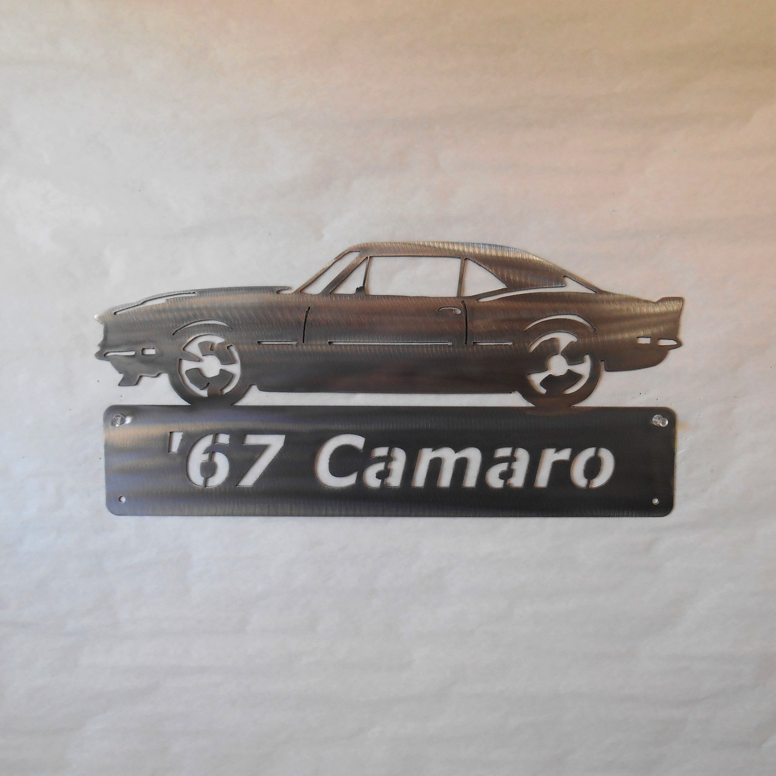 1967 Camaro metal Car Sign Personalized Metal Wall Art | Etsy