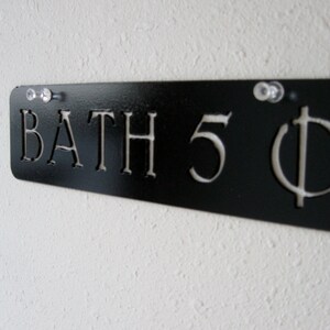 Metal Bath Sign - Etsy