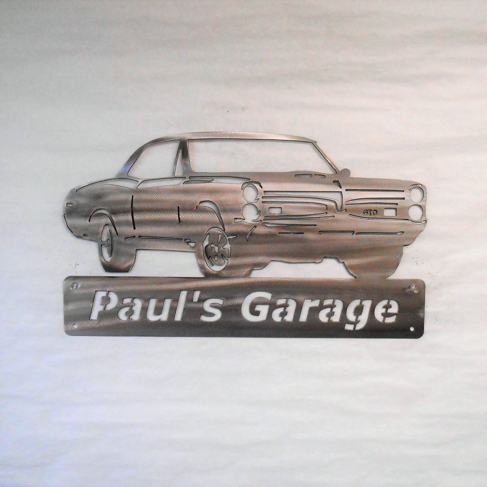 1966- 1967 Pontiac GTO, Goat, Personalized Sign, Man Cave Decor, Metal ...