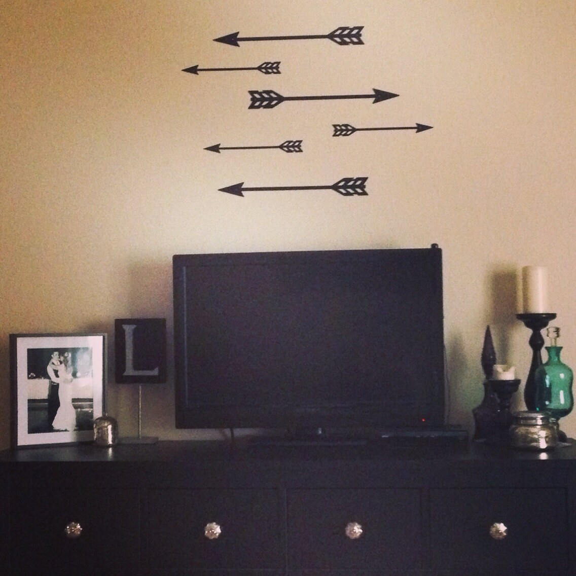 Small Arrow Decor, Metal Art, Wall Decor, Set of Three, Home Decor ...