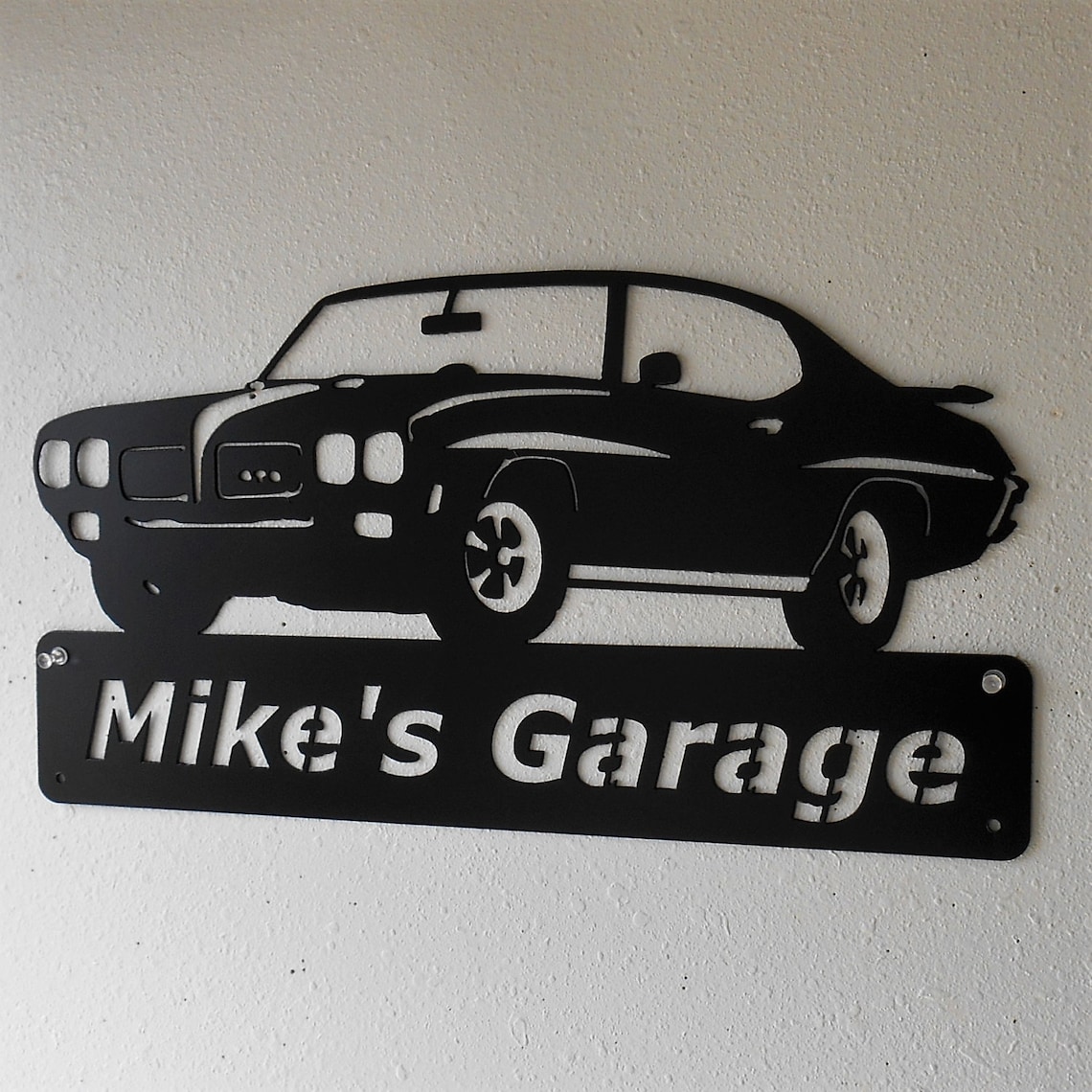 1970 Pontiac GTO Goat Personalized Man Cave Metal Sign Garage - Etsy