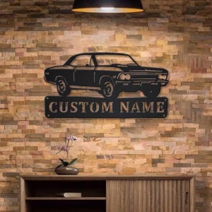 1966 Chevelle - Personalized Metal Sign - Etsy