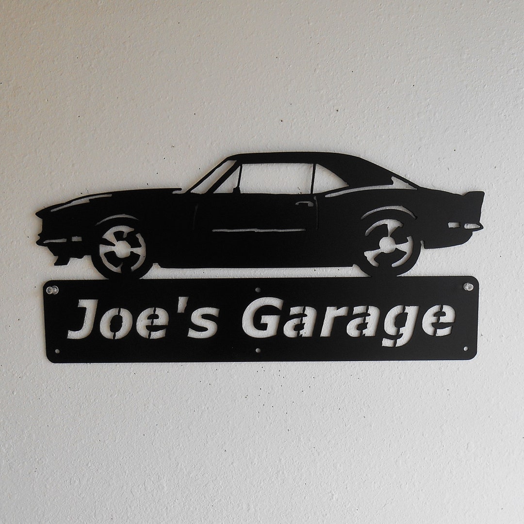 1967 Camaro -metal Car Sign - Personalized - Etsy