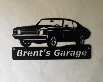 1971 Chevelle Personalized Metal Sign Muscle Car | Etsy