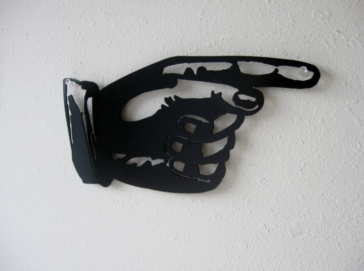 Vintage Style Metal Pointing Hand Wall Hanging Decor - Etsy
