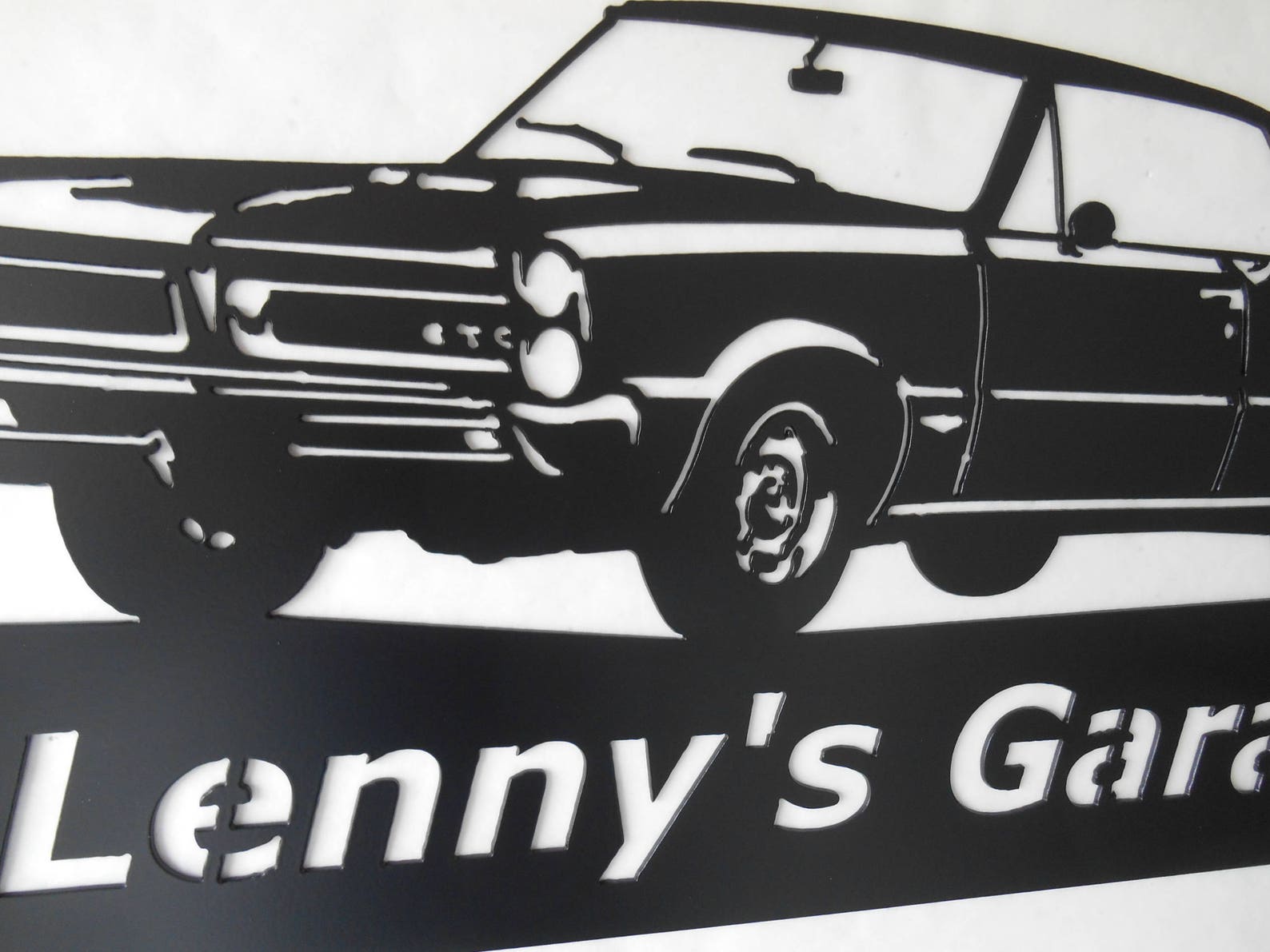 1965 Pontiac GTO Goat Personalized Man Cave Metal Sign Garage Art - Etsy