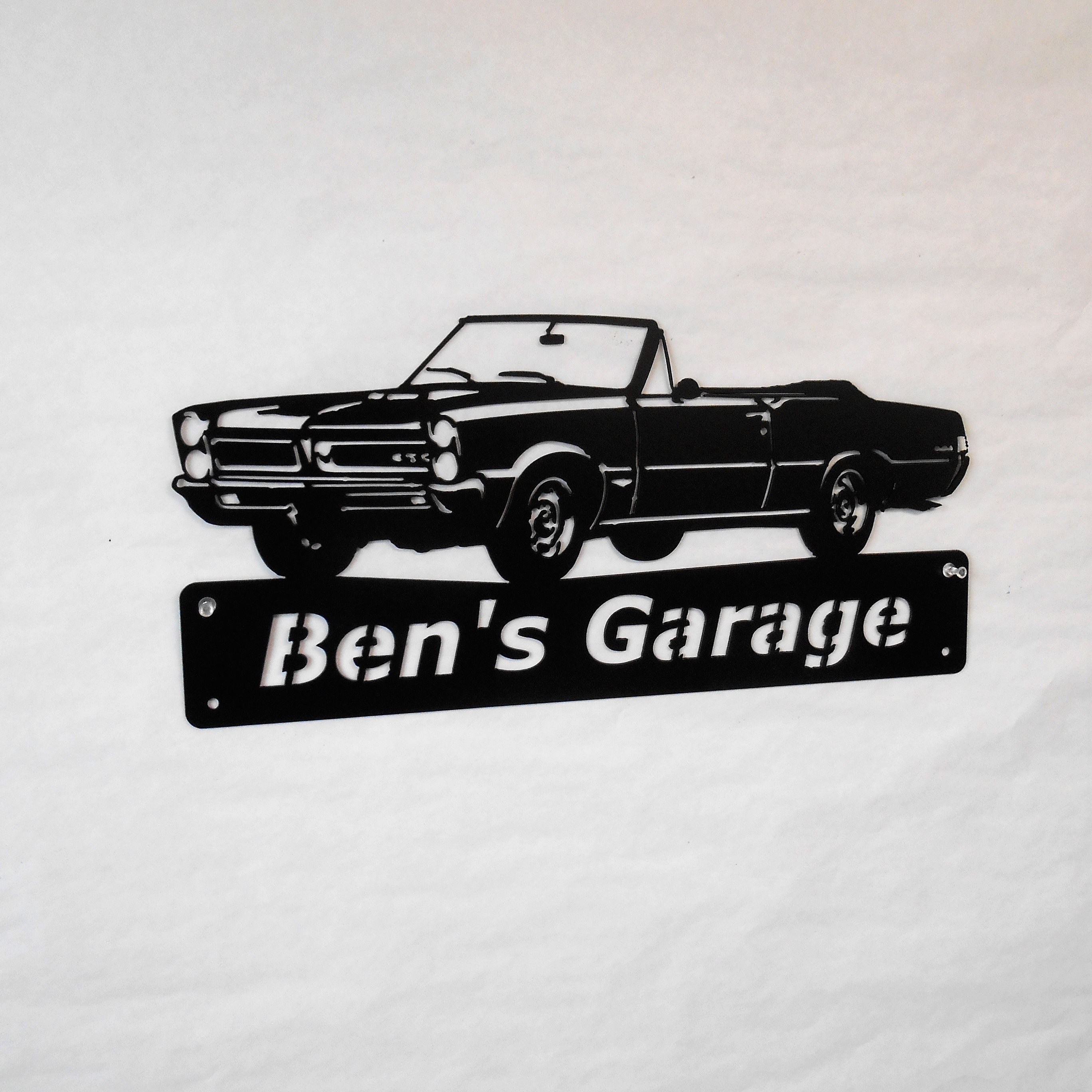 1965, Pontiac GTO, Convertible, Goat, Personalized, Man Cave, Metal ...