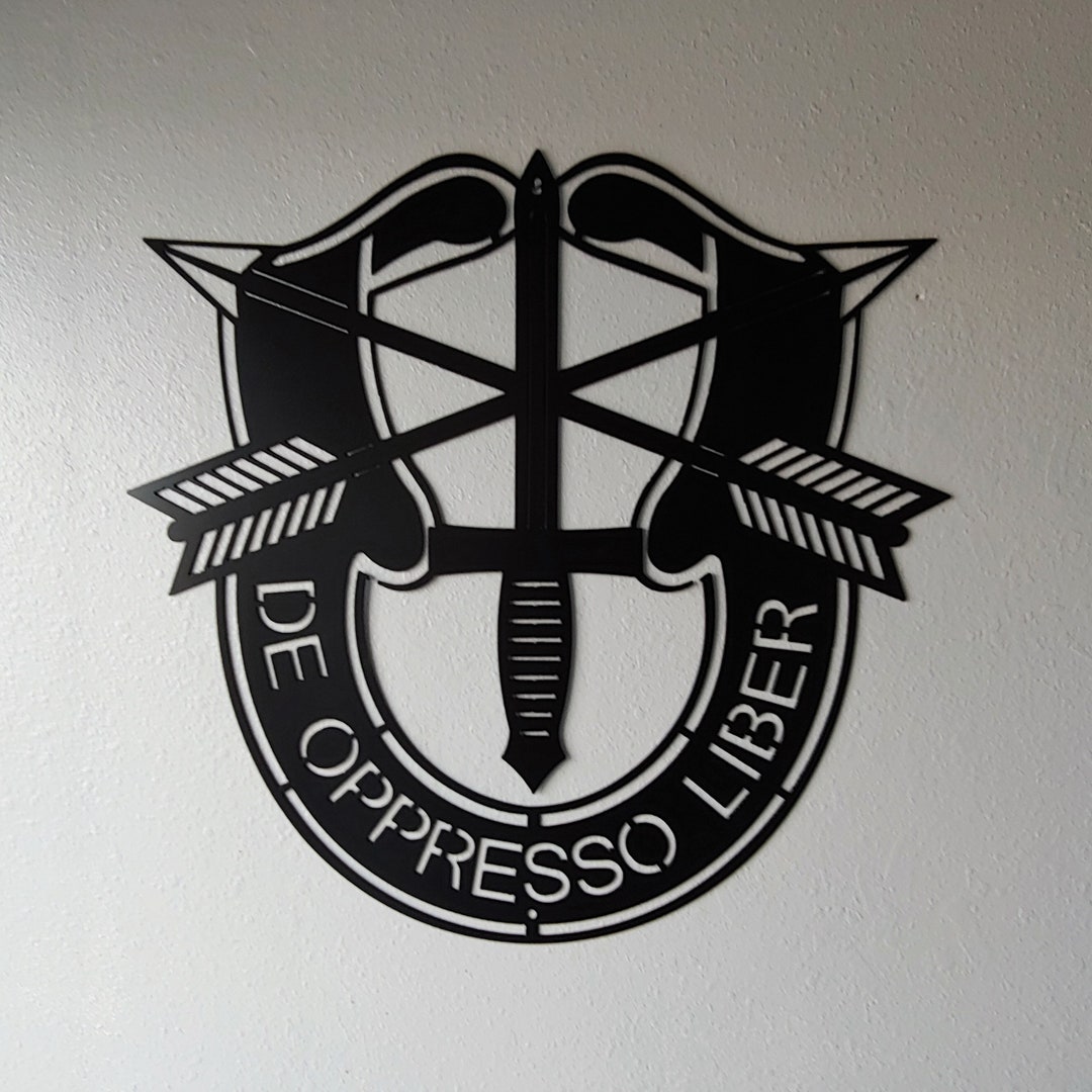Special Forces, De Oppresso Liber Insignia, Badge , U.S. Army, Metal ...