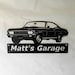 1966 1967 Pontiac GTO, Goat, Personalized Sign, Man Cave Decor, Metal ...