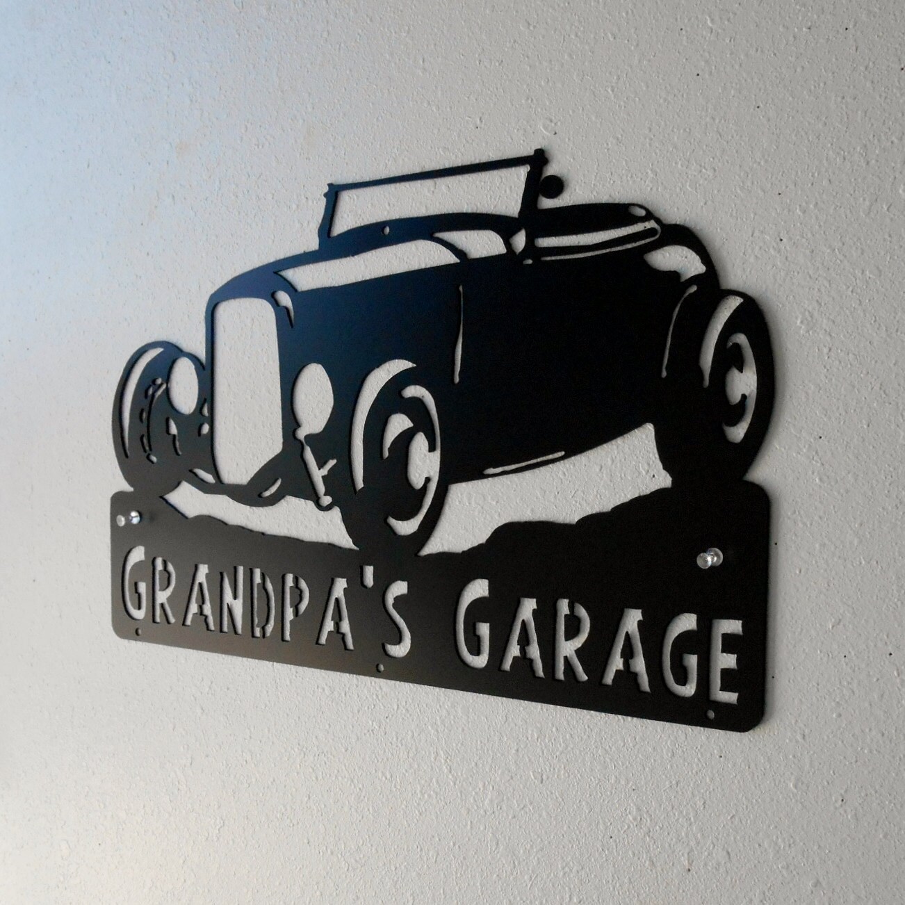 1932 Ford / Car Sign / Hot Rod / Garage Sign /metal Art / Metal Wall ...