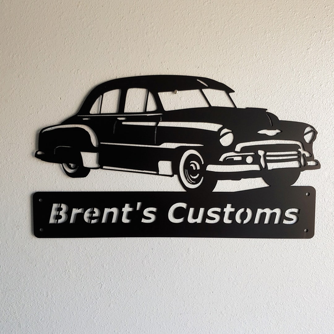 1951 Chevy Styleline Deluxe Personalized Sign - Etsy