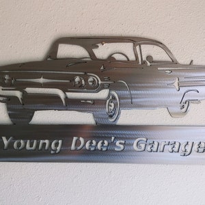 1960 Chevy Impala - Personalized Metal Sign - Etsy