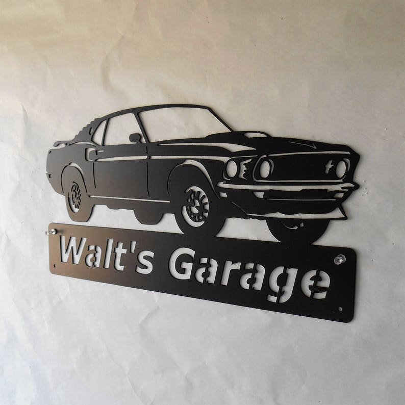 1969 Ford Mustang Fastback Mach 1 Personalized Sign Wall Decor | Etsy