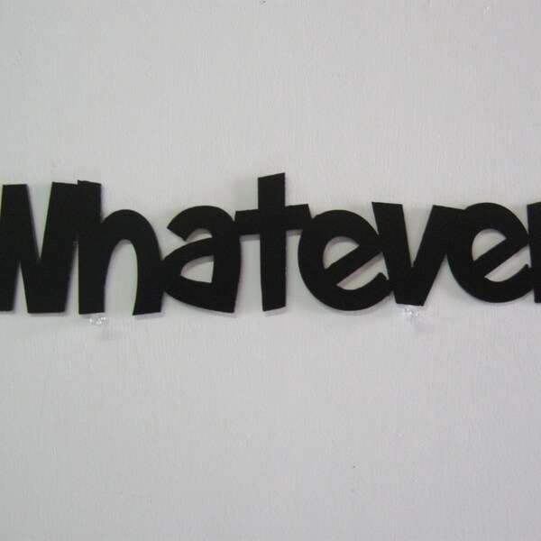 Whatever Sign - Etsy