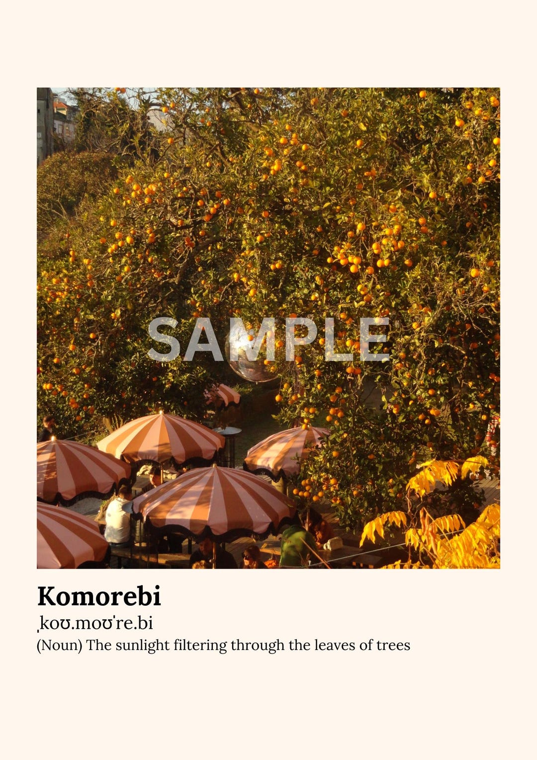 Poster Komorebi - Etsy
