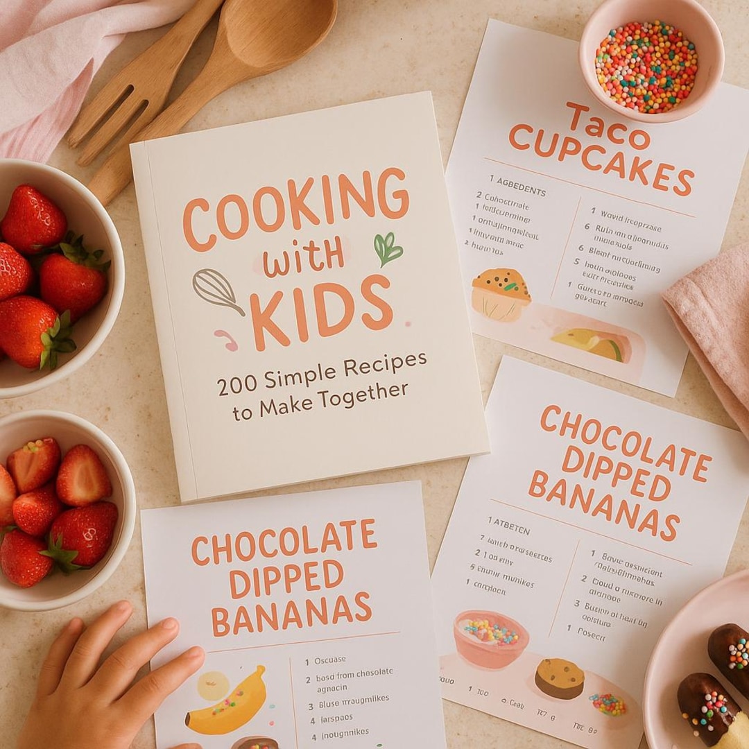 Cookbook for Kids – 200 Fun & Easy Recipes for Children | Printable ...