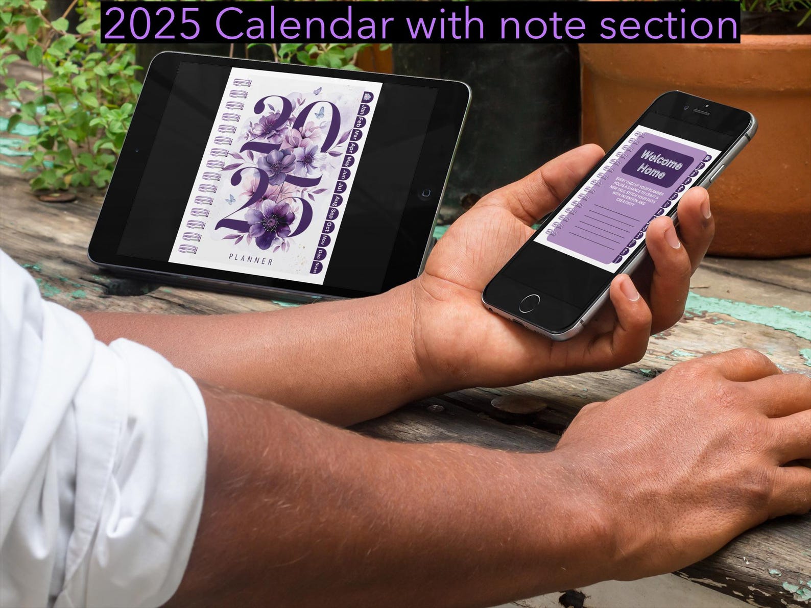 2025 Calendar Printable, Minimalist Wall Planner & Organizer, Monthly ...