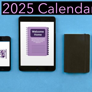 2025 Calendar Printable, Minimalist Wall Planner & Organizer, Monthly ...