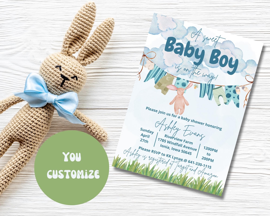 It's a Boy!-baby Shower Bundle - Etsy
