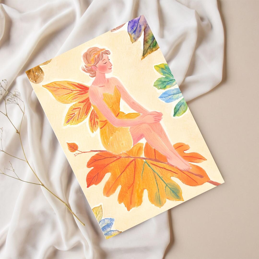AUTUMN Fairy A5 Art Print, Printable Download for Seasonal Table, Story ...