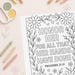 Christian Mother’s Day Coloring Page | Printable Bible Verse Art for ...