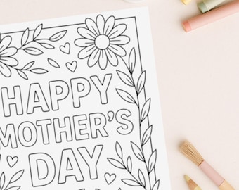 Christian Mother’s Day Coloring Page | Printable Bible Verse Art for ...