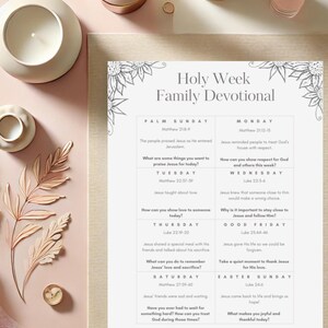 Holy Week Family Bundle | Printable Christian Easter Resources | Faith ...