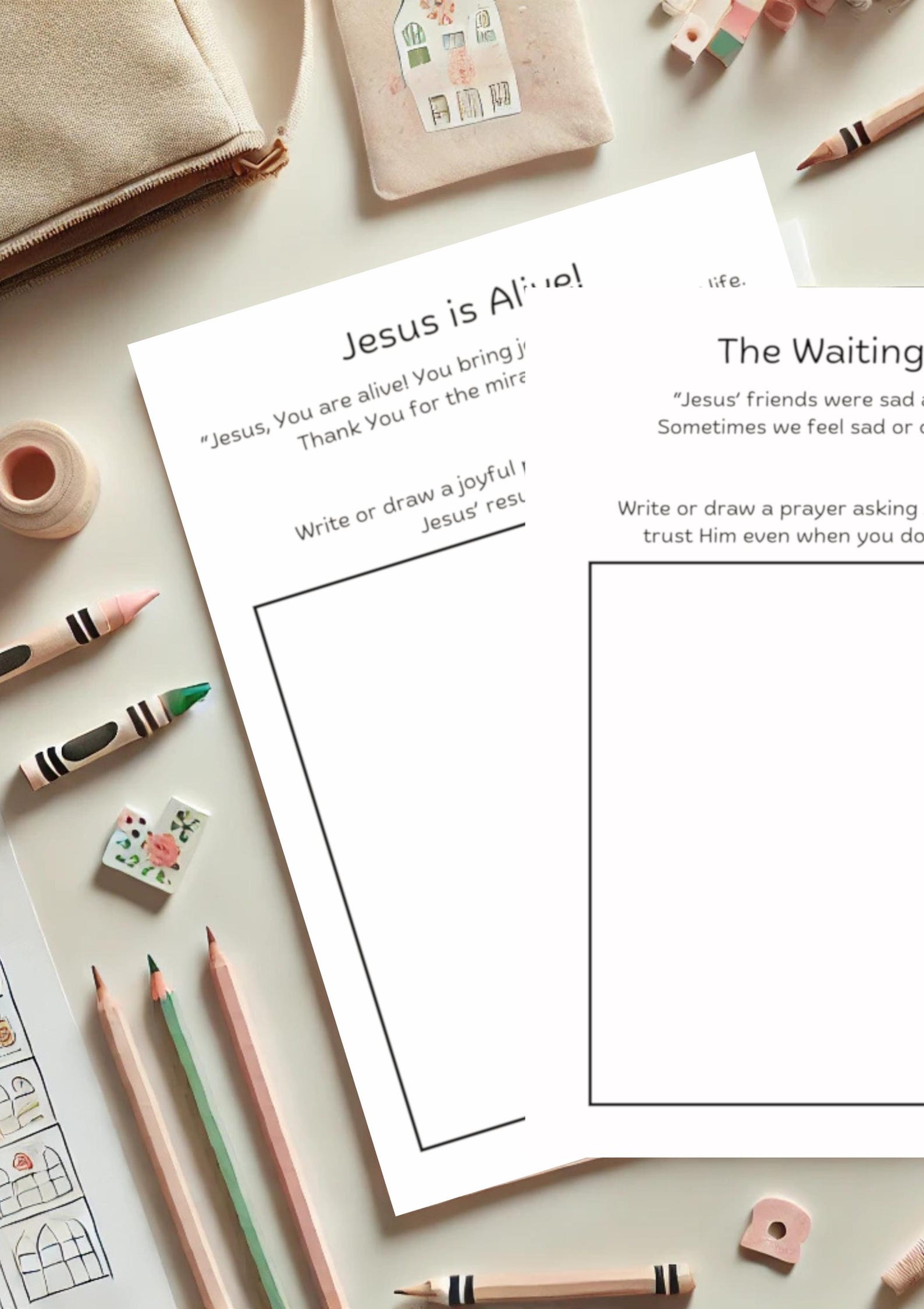 Easter Prayer Booklet for Kids | Printable Christian Easter Activity ...