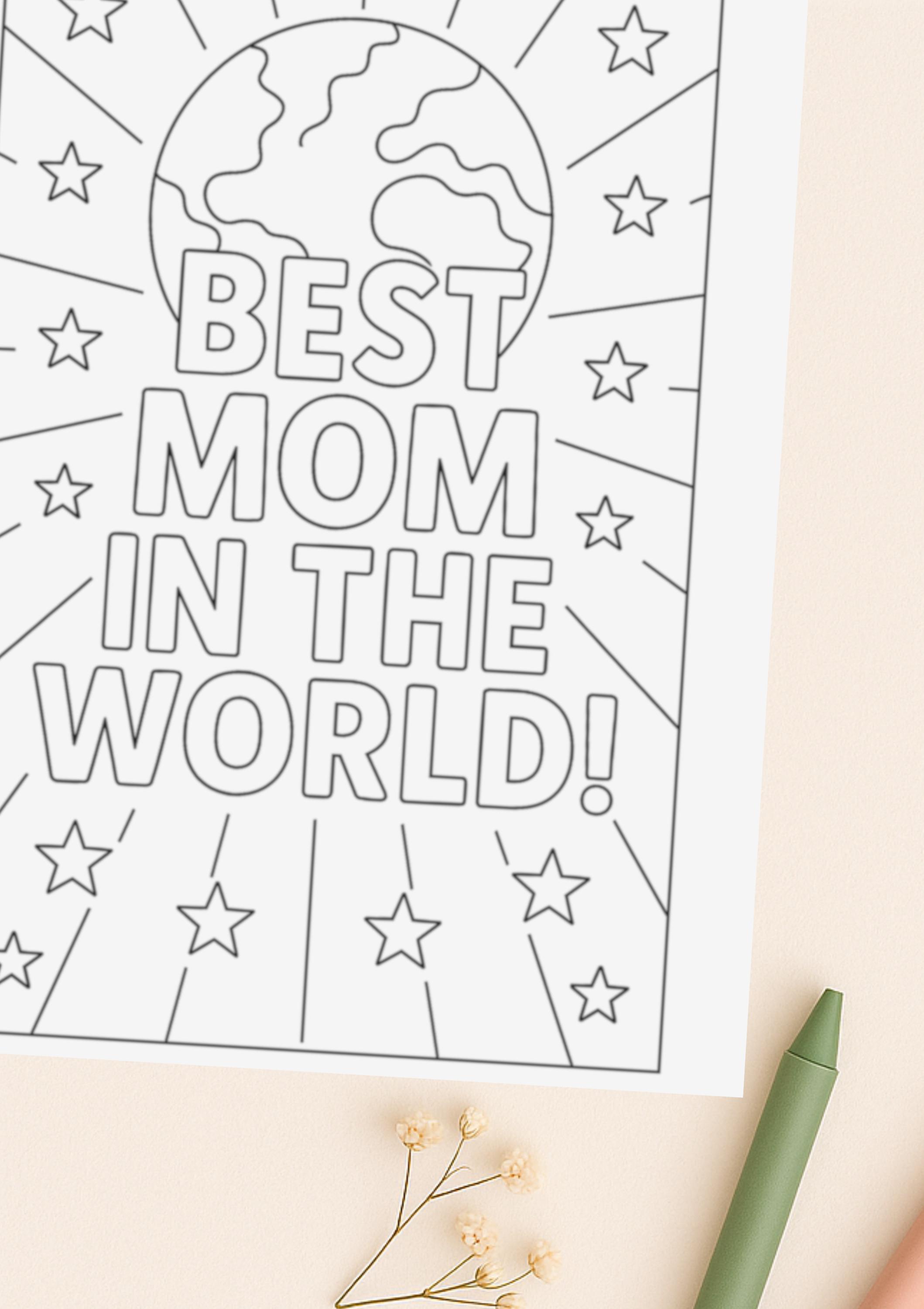 Mother’s Day Coloring Pages for Kids | 5 Printable Activity Sheets ...