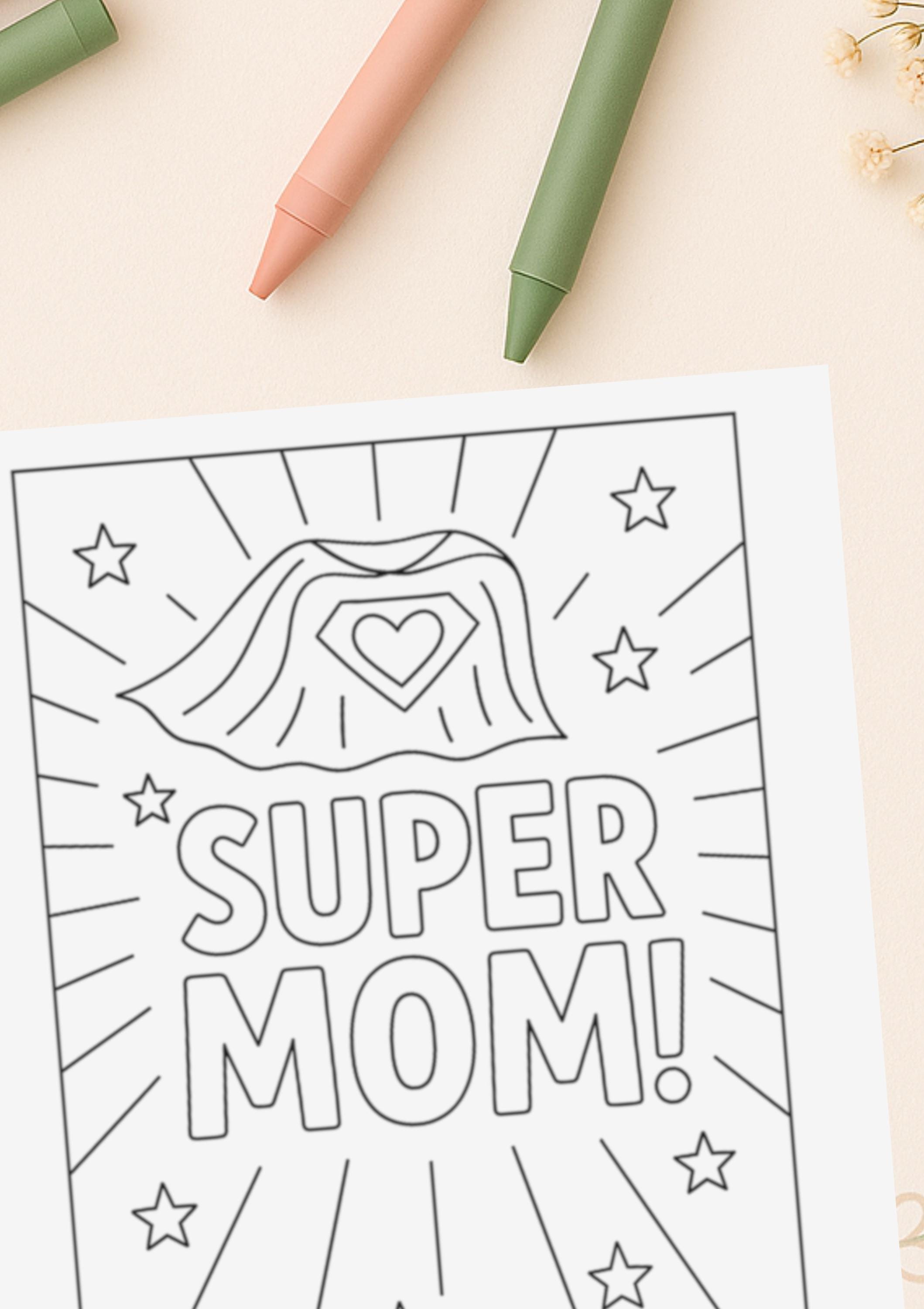 Mother’s Day Coloring Pages for Kids | 5 Printable Activity Sheets ...