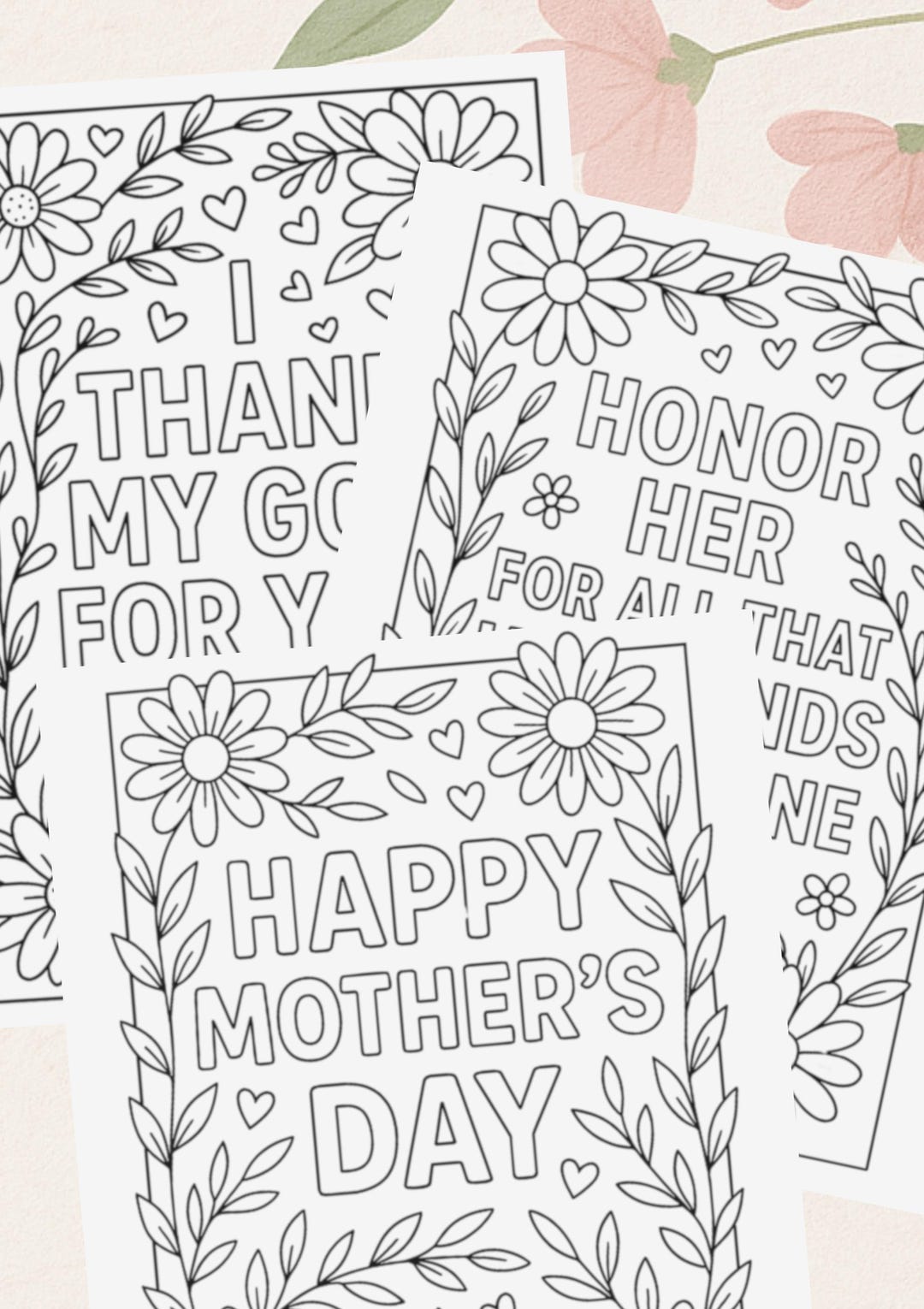 Faith-based Mother’s Day Coloring Pages | 5 Printable Christian Sheets ...