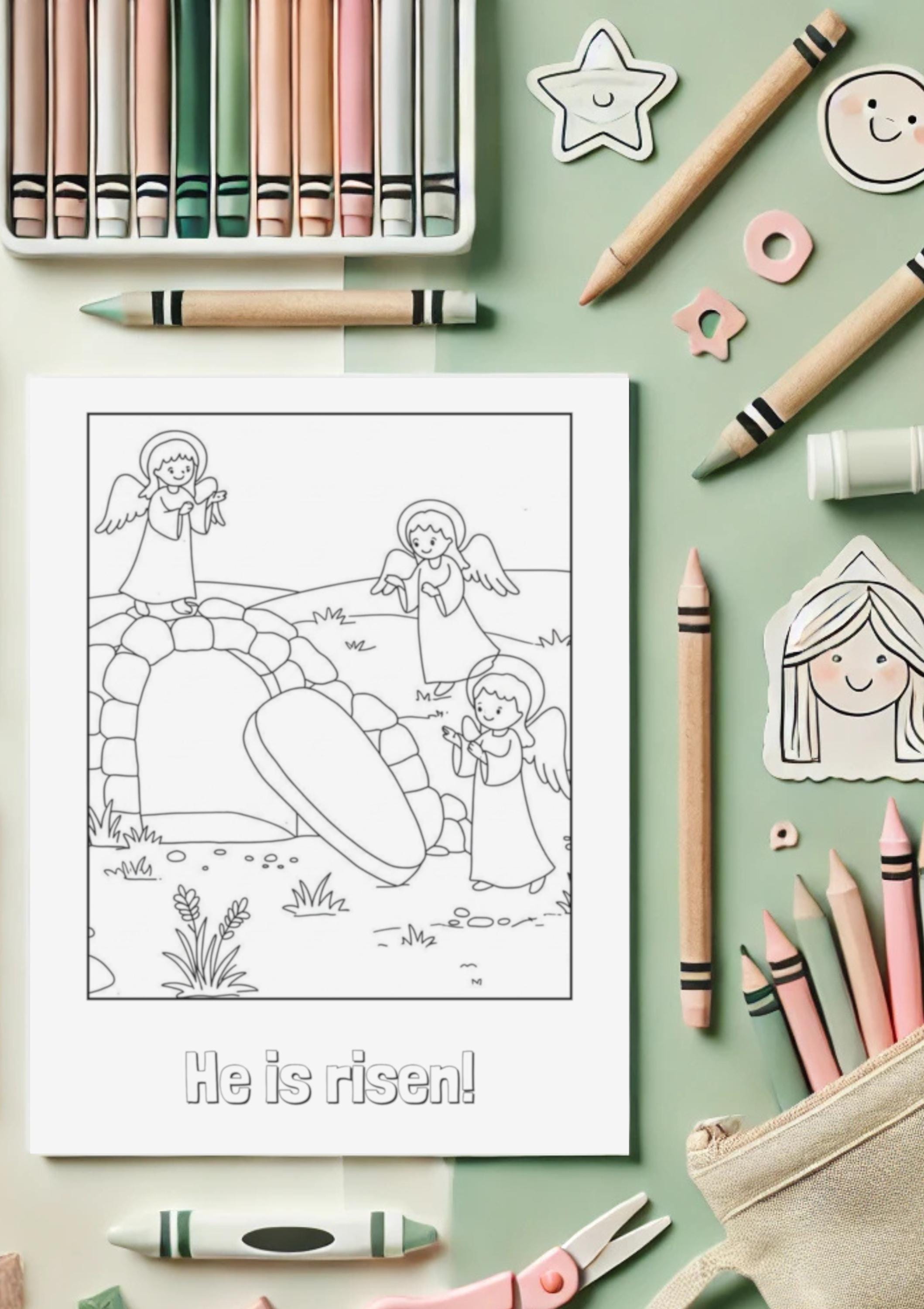 Bulk Easter Coloring Pages | Printable Christian Easter Activity ...