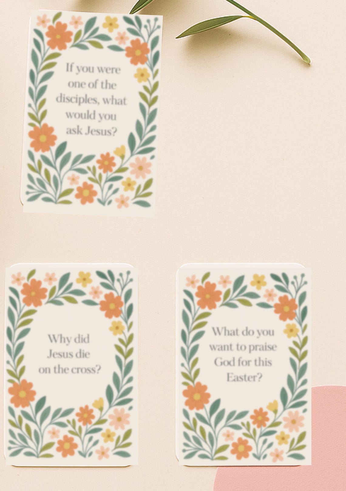 Easter Conversation Cards | Printable Christian Easter Family Activity ...