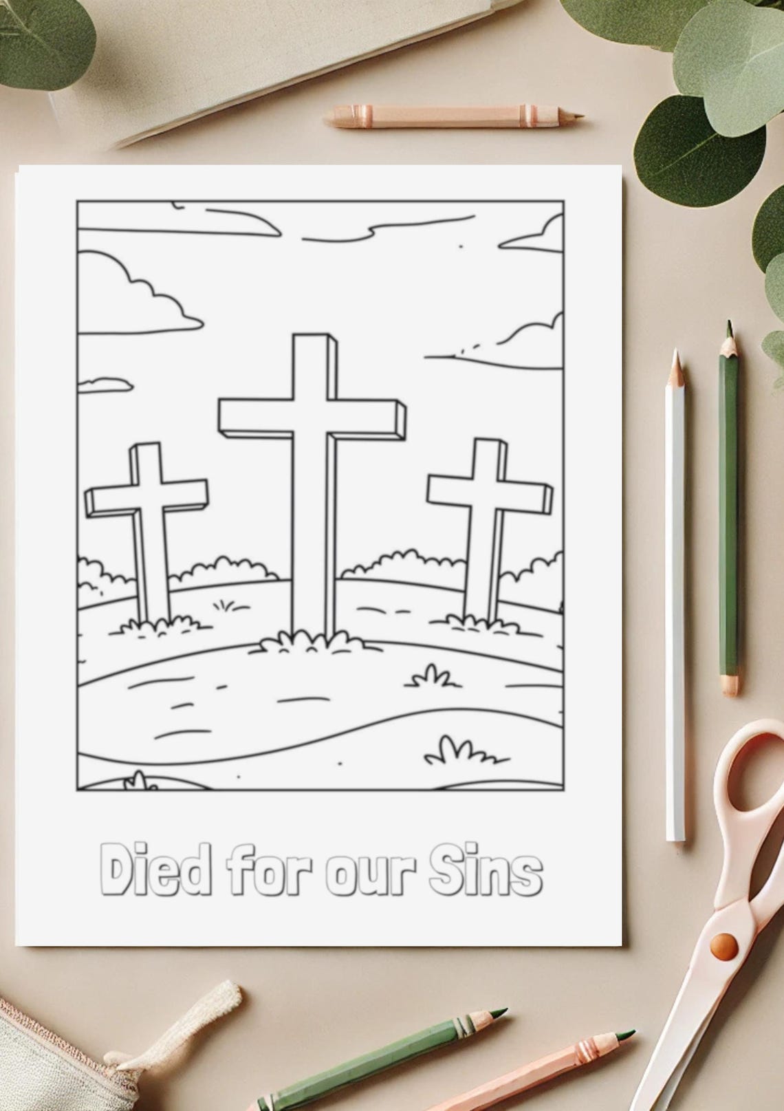 Bulk Easter Coloring Pages | Printable Christian Easter Activity ...
