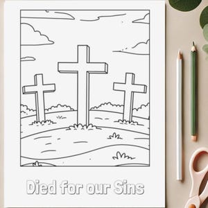 Bulk Easter Coloring Pages | Printable Christian Easter Activity ...
