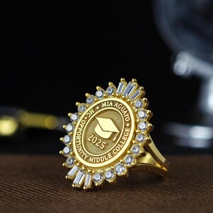 Custom Rings for College Graduation, Personalized College Graduation ...