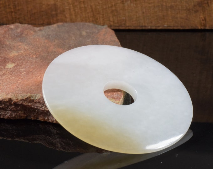Siberian White Nephrite Jade Pi-disc #2 - Etsy