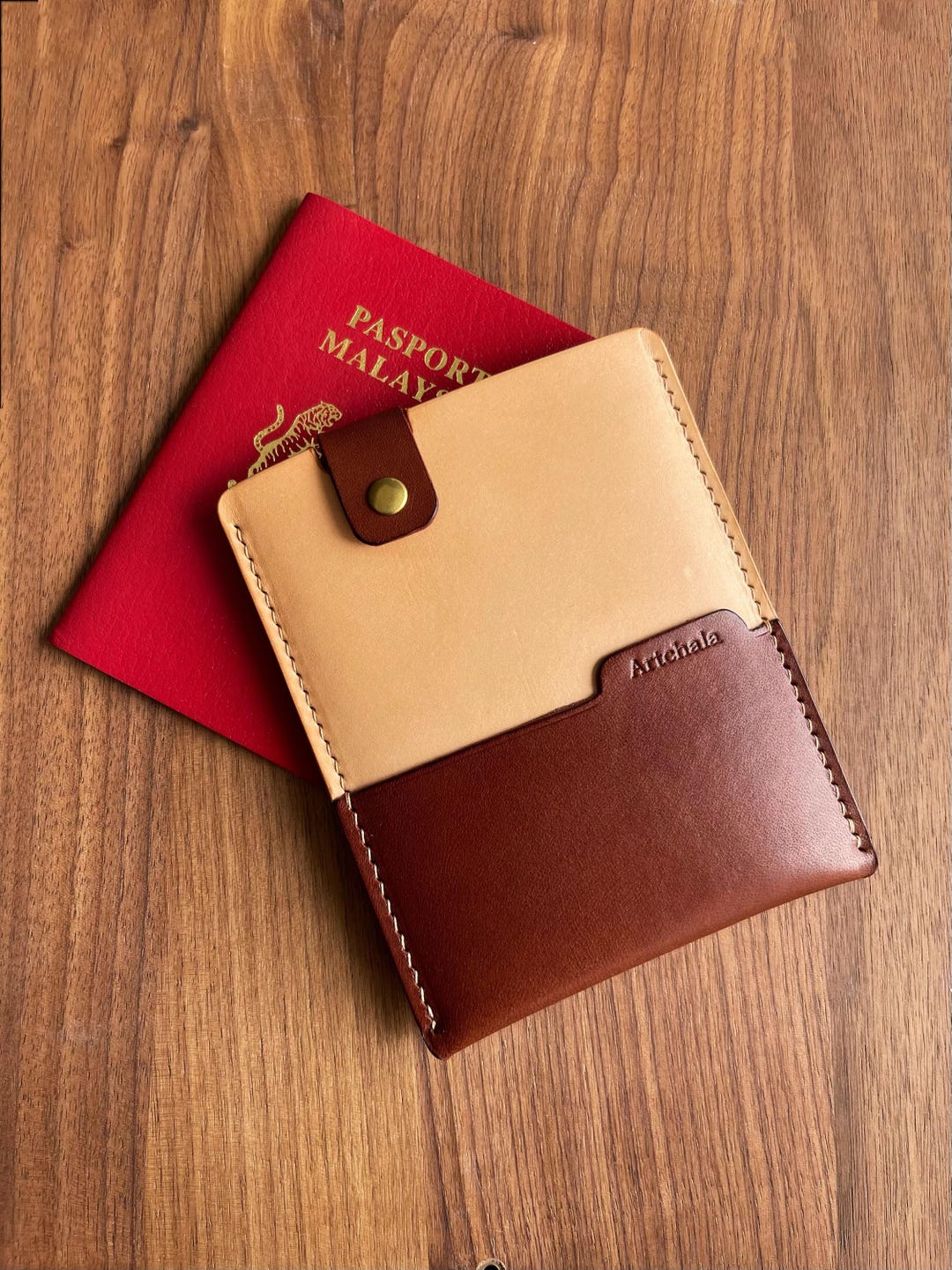 PDF Pattern | Notch Passport Holder | Leather Craft DIY (4mm Stitching ...