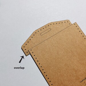 PDF Pattern | Luggage Tag | Bag Tag | Leather Craft DIY (4mm Stitching ...