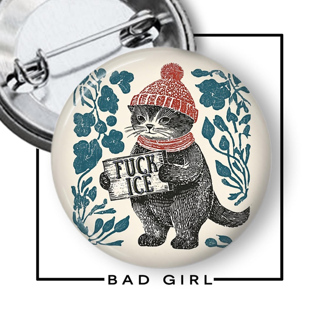 No ICE Pinback Button: Anti-ice Political Protest Activist Flair - Etsy