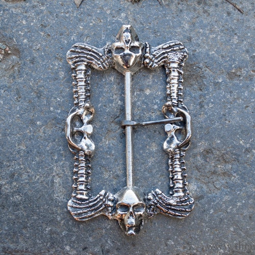 Pirate Buckle in Brass for Baldric or Belt Fantasy Larp - Etsy