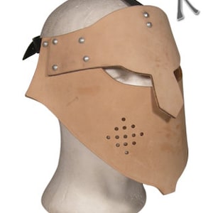Inquisitor Mask Hardened Leather , Larp, Fantasy Costume - Etsy